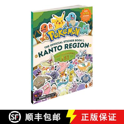 【3-4周达】Pokémon The Official Sticker Book of the Kanto Region: The Original 151 [9781604382570]