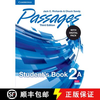 预订 Passages Level 2 Student's Book a with Digital Pack [9781009040938]