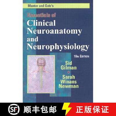 【3-4周达】Manter and Gatz's Essentials of Clinical Neuroanatomy and Neurophysiology [9780803607729]