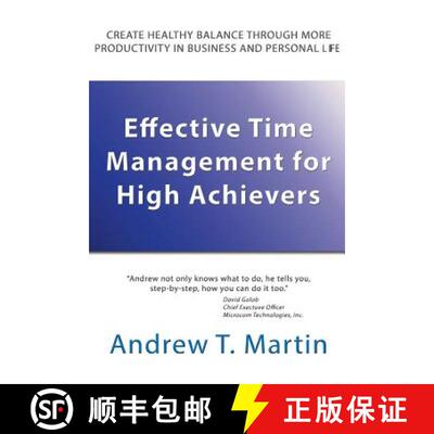 【3-4周达】Effective Time Management for High Achievers [9780982723326]