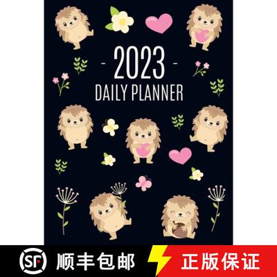 【3-4周达】Hedgehog Daily Planner 2023: Make 2023 a Productive Year! | Funny Forest Animal Hoglet Org... [9781970177756]