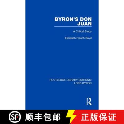 【3-4周达】Byron's Don Juan: A Critical Study [9781138651197]
