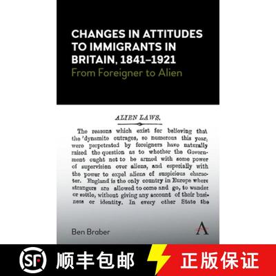 【3-4周达】Changes in Attitudes to Immigrants in Britain, 1841-1921 : From Foreigner to Alien [9781839985607]