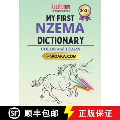 【3-4周达】My First Nzema  Dictionary: Colour and Learn [9781717533487]