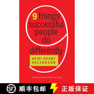 【3-4周达】精装 Nine Things Successful People Do Differently [9781422193402]
