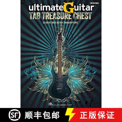 【3-4周达】Ultimate Guitar Tab Treasure Chest 50 Classic Rock Guitar Songs Note for Note Transcriptio... [9781458418067]
