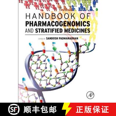 预订 精装 Handbook of Pharmacogenomics and Stratified Medicine [9780123868824]