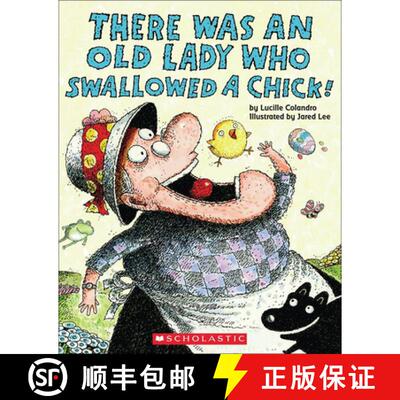 【3-4周达】精装 There Was an Old Lady Who Swallowed a Chick! [9780606068215]