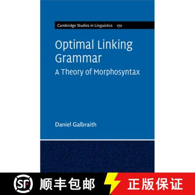预订 Optimal Linking Grammar: Volume 170: A Theory of Morphosyntax [9781009015875]