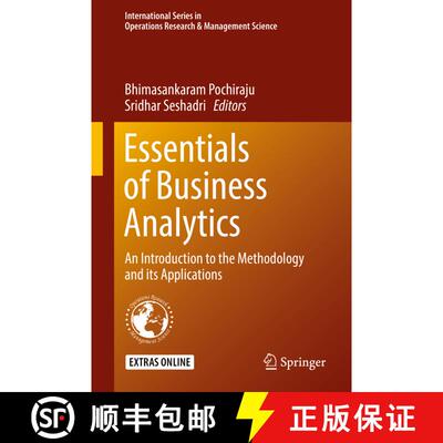 【3-4周达】精装 Essentials of Business Analytics: An Introduction to the Methodology and its Applicat... [9783319688367]