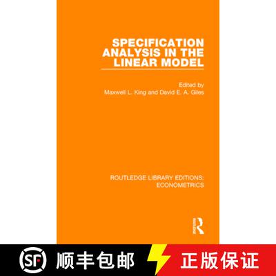 【3-4周达】Specification Analysis in the Linear Model: (In Honour of Donald Cochrane) [9780815350552]