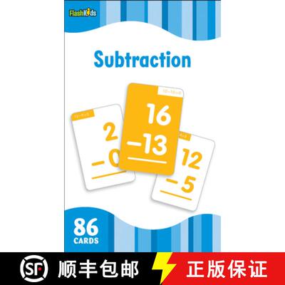 【3-4周达】Subtraction (Flash Kids Flash Cards) [9781411434820]