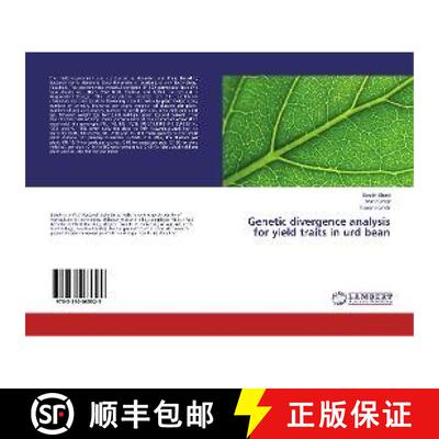 预订 Genetic divergence analysis for yield traits in urd bean [9783330085329]