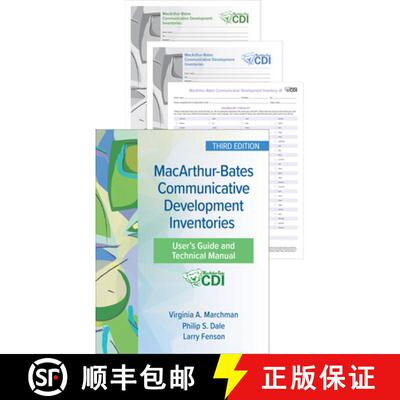 【3-4周达】MacArthur-Bates Communicative Development Inventories (CDI) [9781681256993]