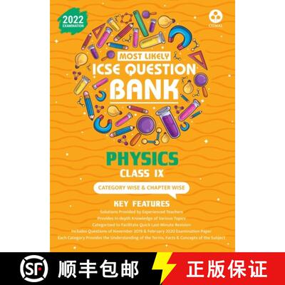 【3-4周达】Most Likely Question Bank for Physics: Icse Class 9 for 2022 Examination [9789391184667]