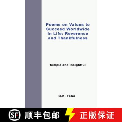 【3-4周达】Poems on Values to Succeed Worldwide in Life: Reverence and Thankfulness: Simple and Insig... [9780473477080]