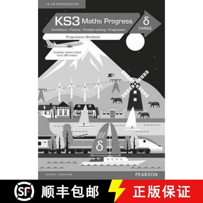【3-4周达】KS3 Maths Progress Progression Workbook Delta 3 (pack of 8) [9781447971252]