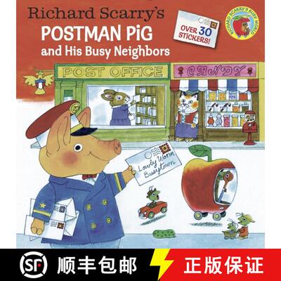 现货 Richard Scarry's Postman Pig and His Busy Neighbors [9780385384193]