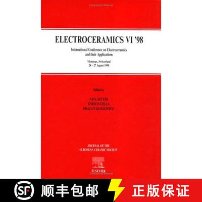 【3-4周达】精装 Electroceramics VI '98 [9780080436197]