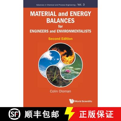 【3-4周达】Material and Energy Balances for Engineers and Environmentalists (Second Edition) [9781800613249]