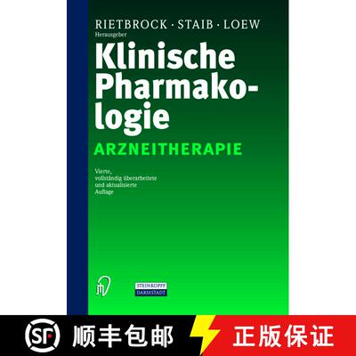 【3-4周达】Klinische Pharmakologie: Arzneitherapie (4. Auflage 2001) (4. Auflage 2001) (4. Auflage 20... [9783642633201]