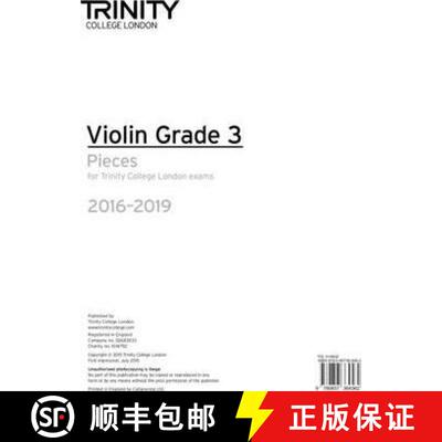 【3-4周达】Violin Exam Pieces Grade 3 2016-2019 [9780857364562]