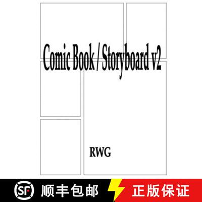 【3-4周达】Comic Book / Storyboard v2: 50 Pages 8.5 X 11 [9781684119646]