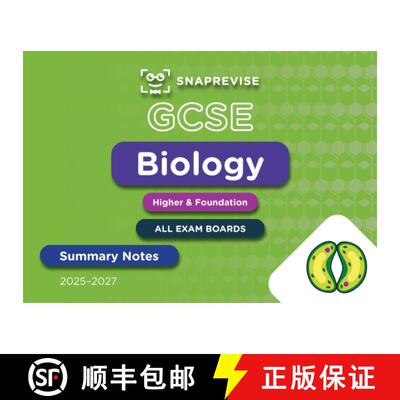 【3-4周达】SnapRevise GCSE Biology Summary Notes [9781917424936]