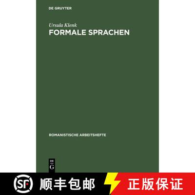 【3-4周达】精装 Formale Sprachen – Mit Anwendungen auf die Beschreibung natürlicher Sprachen [9783484501638]