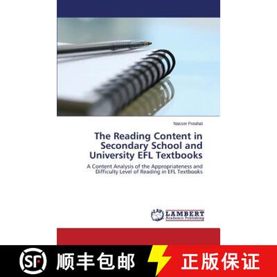 预订 The Reading Content in Secondary School and University EFL Textbooks [9783659506048]