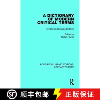 【3-4周达】精装 A Dictionary of Modern Critical Terms: Revised and Enlarged Edition [9781138683891]