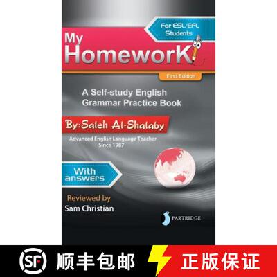 【3-4周达】My Homework: A Self-Study English Grammar Practice Book [9781543740622]
