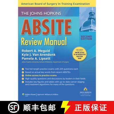 【3-4周达】JOHN HOPKINS SURGERY ABSITE REVIEW 2E PB [9781451173321]