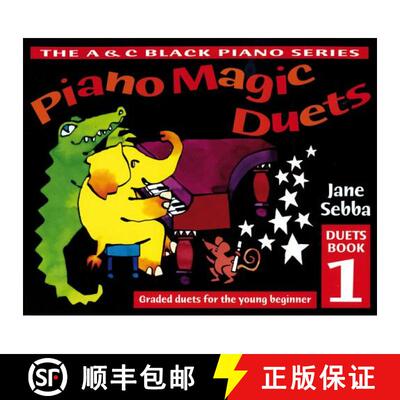 【3-4周达】Piano Magic Duets Book 1: Graded Duets for the Young Beginner [9780713653632]