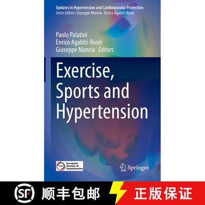 【3-4周达】精装 Exercise, Sports and Hypertension [9783031079573]