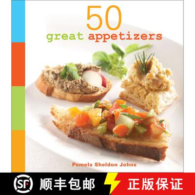 【3-4周达】50 Great Appetizers [9780740776502]