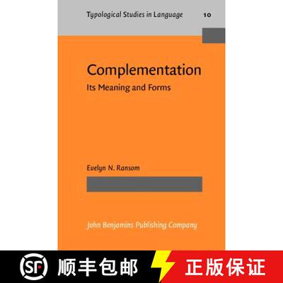 【3-4周达】精装 Complementation: Its Meaning and Forms [9789027228802]