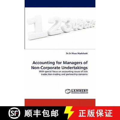 预订 Accounting for Managers of Non-Corporate Undertakings [9783844326758]