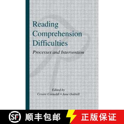 【3-4周达】Reading Comprehension Difficulties: Processes and Intervention [9780805818451]