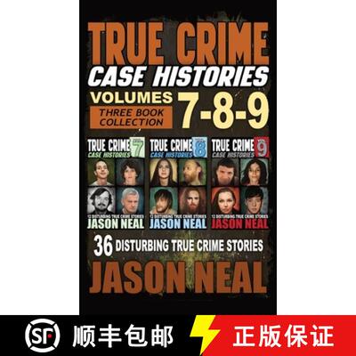 【3-4周达】精装 True Crime Case Histories - (Books 7, 8, & 9): 36 Disturbing True Crime Stories (3 Bo... [9781956566314]