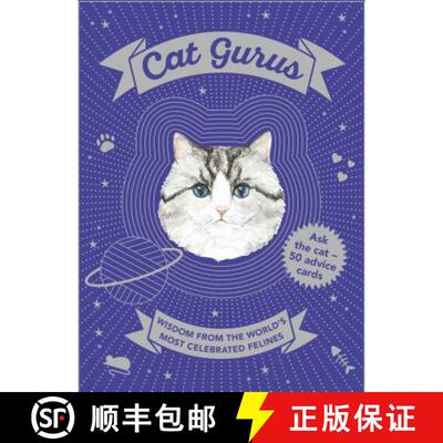 【3-4周达】Cat Gurus : Wisdom from the World's Most Celebrated Felines [9781786272577]