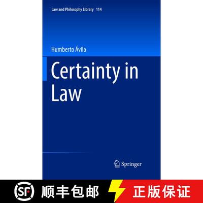 【3-4周达】Certainty in Law (Softcover reprint of the original 1st ed. 2016) [9783319815046]