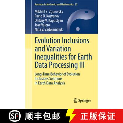 【3-4周达】精装 Evolution Inclusions and Variation Inequalities for Earth Data Processing III: Long-T... [9783642285110]