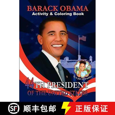 【3-4周达】Barack Obama Activity & Coloring Book [9780982282205]