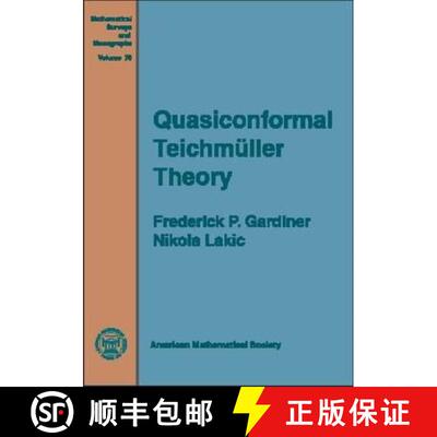 【3-4周达】精装 Quasiconformal Teichmuller Theory [9780821819838]