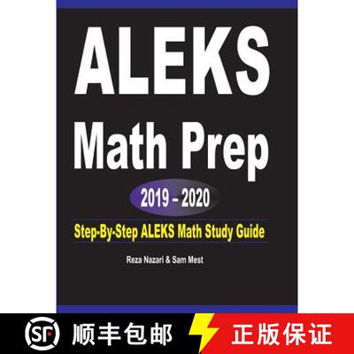 【3-4周达】ALEKS Math Prep 2019 - 2020: Step-By-Step ALEKS Math Study Guide [9781646120765]