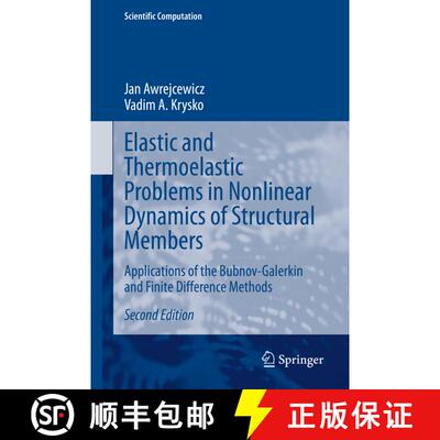 【3-4周达】精装 Elastic and Thermoelastic Problems in Nonlinear Dynamics of Structural Members : Appl... [9783030376628]