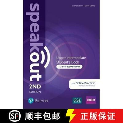 【3-4周达】Speakout 2ed Upper Intermediate Student’s Book & Interactive eBook with MyEnglishLab & Di... [9781292394695]