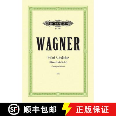 【3-4周达】Wesendonck-Lieder -- 5 Songs for Female Voice and Piano (High Voice): Ger/Eng [9790014016203]