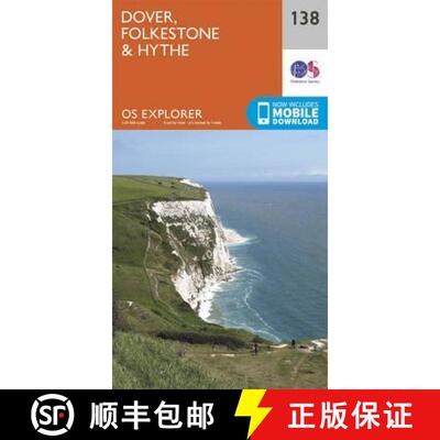 【3-4周达】Dover, Folkstone and Hythe [9780319243312]